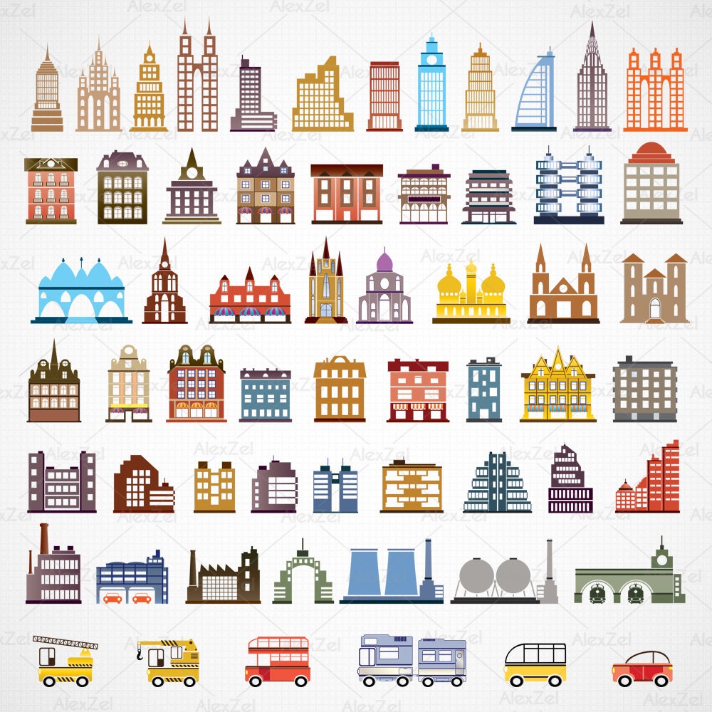 House Building Svg Building Svg House Svg Silhouette Svg - Etsy