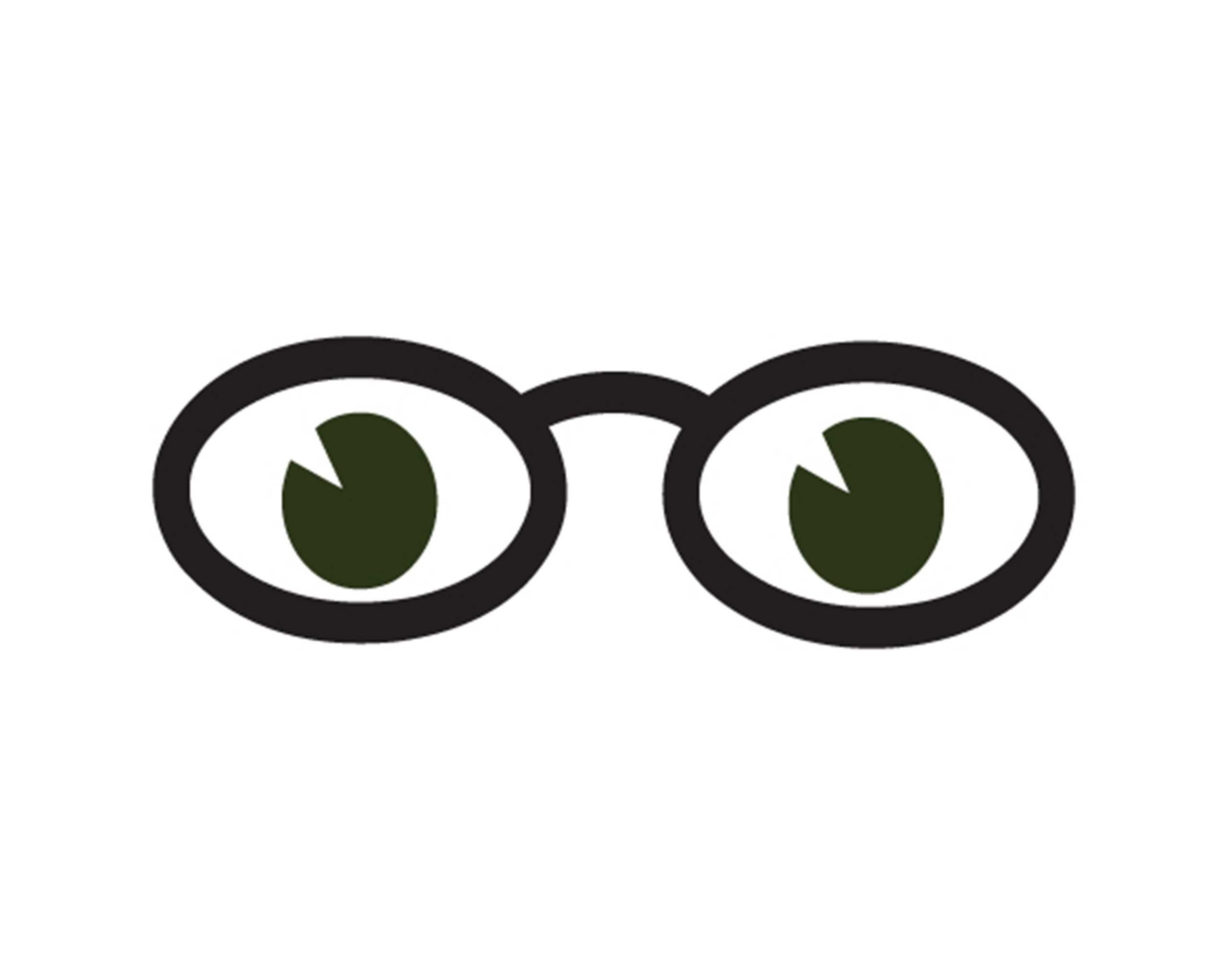 Cartoon Glasses With Eyes