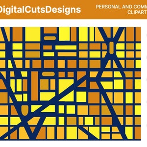 Map Pattern Paper, Map Pattern Prints, Seamless Pattern, Digital Paper ...