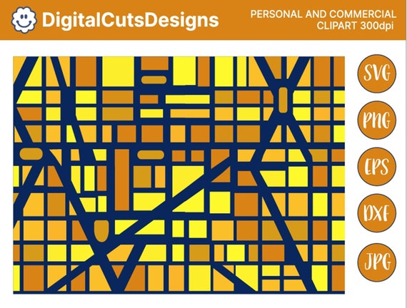 Map Pattern Paper Map Pattern Prints Seamless Pattern | Etsy