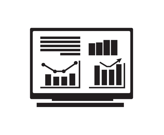 Computer Silhouette Transparent Background of a Computer - Etsy