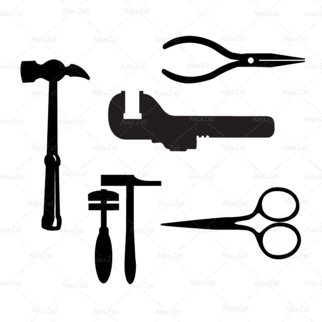 Craft Tool Svg, Retro Svg, Silhouette Svg, Png Cuts, Tools Png, Svg ...