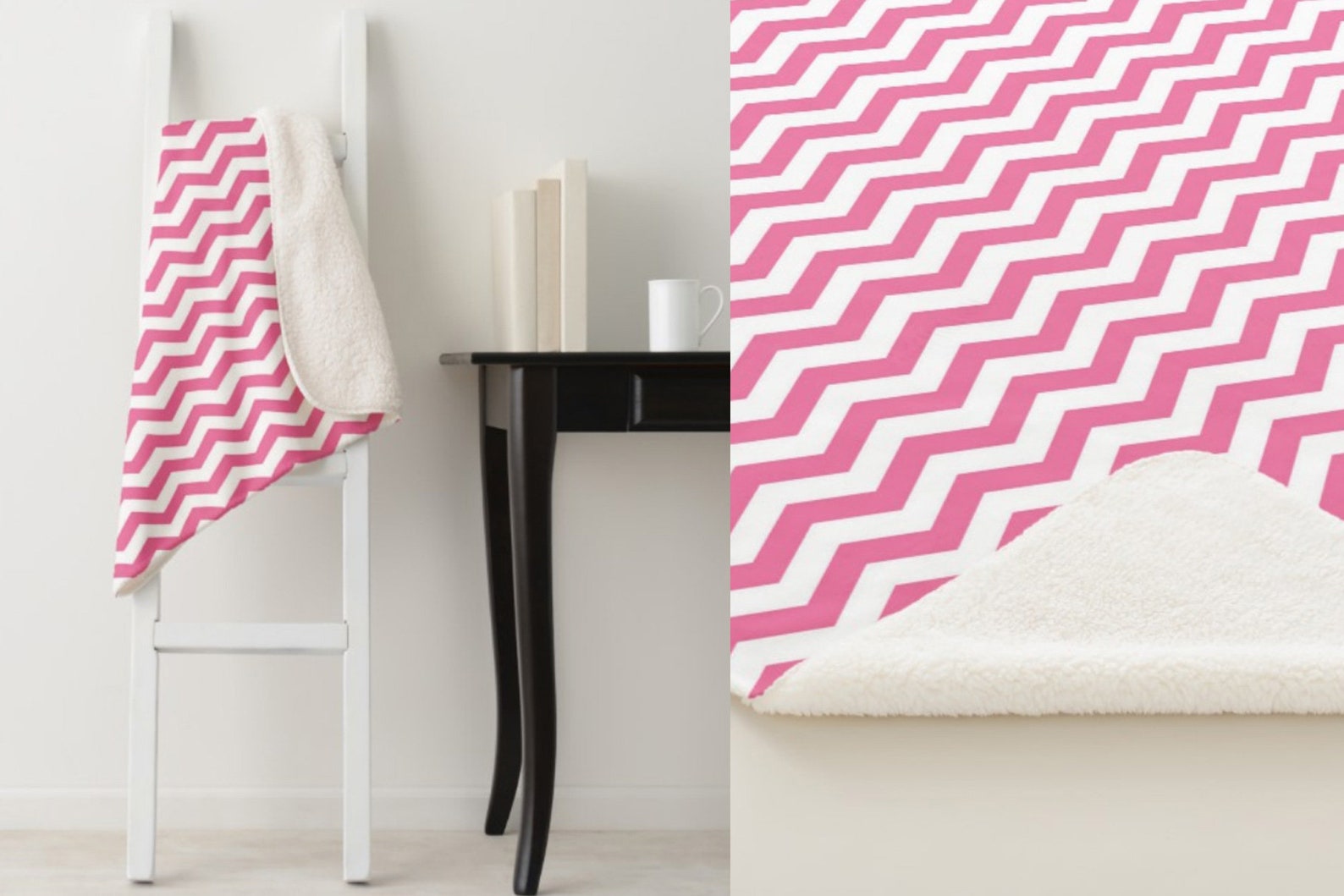 Zigzag Digital Papers Printable, Pink, White, Blush Zigzag, Weddings ...