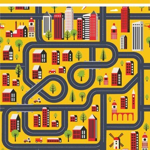 Toys City Paper, City Prints, Seamless Pattern, Commercial Usage ...