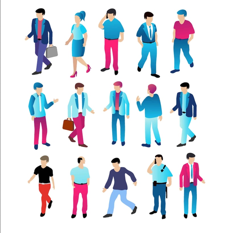 People Silhouette SVG, People SVG, People Clip Art, Retro People, Lady ...