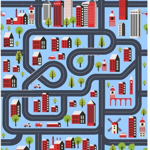 Toys City Paper, City Prints, Seamless Pattern, Commercial Usage ...