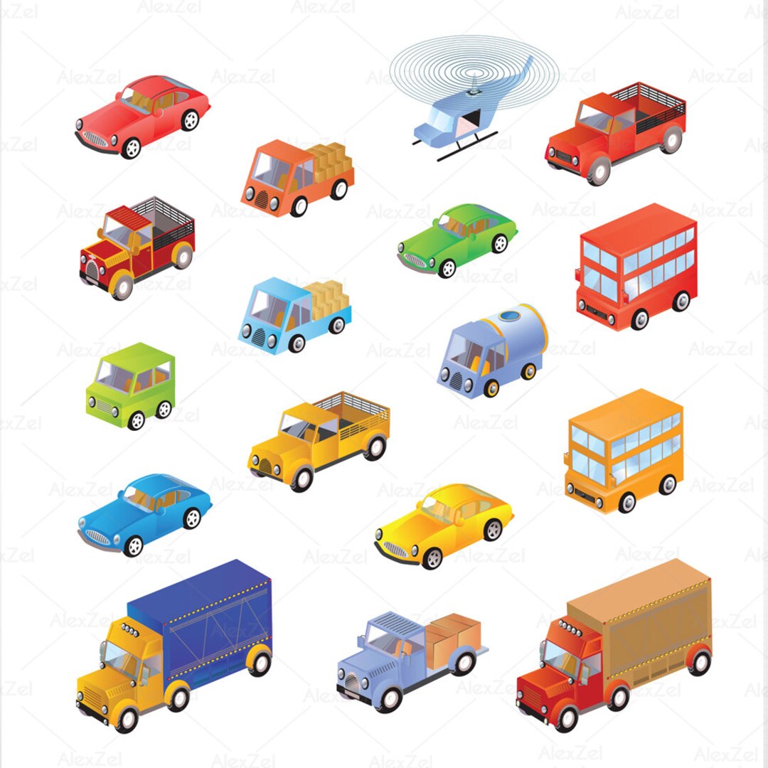 Car Clipart, Car Clip Art, Cute Cars Clipart, Bus Clipart, Vintage Car ...