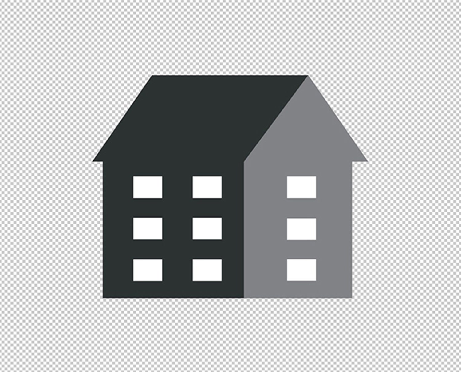 Buildings Silhouette Printables Clipart Collection PNG - Etsy