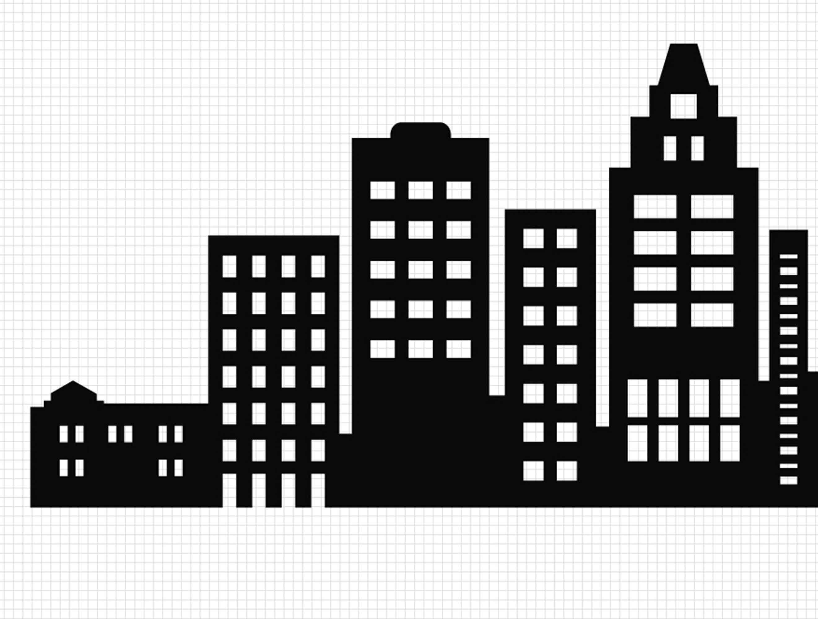 Superhero Buildings Block Clipart and Skyline City Buildings - Etsy UK