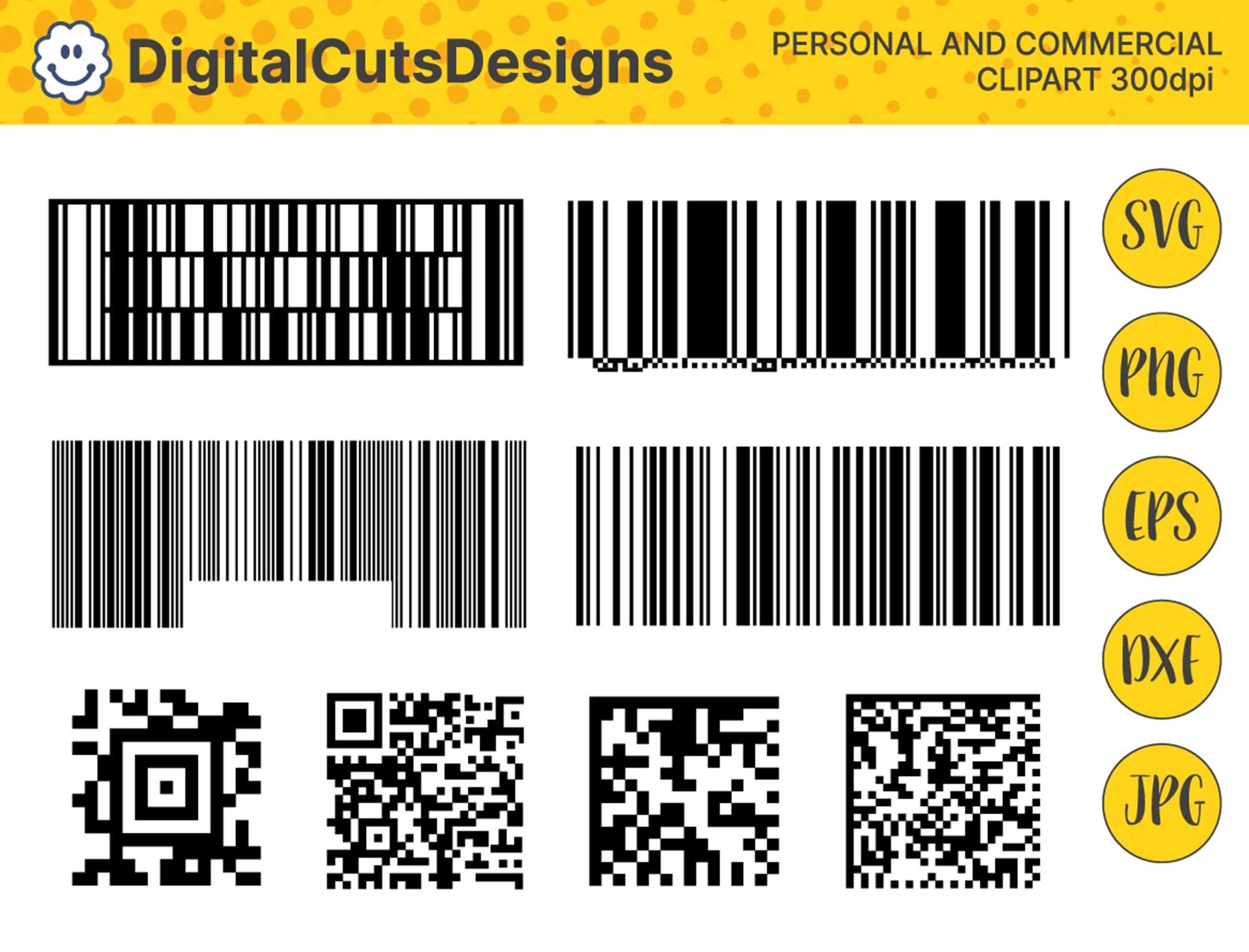 Barcode Clip Art With Stars