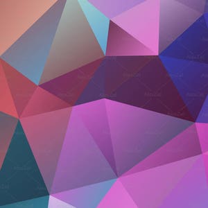 Triangle Digital Paper, Triangle Scrapbook Paper, Digital Backgrounds ...