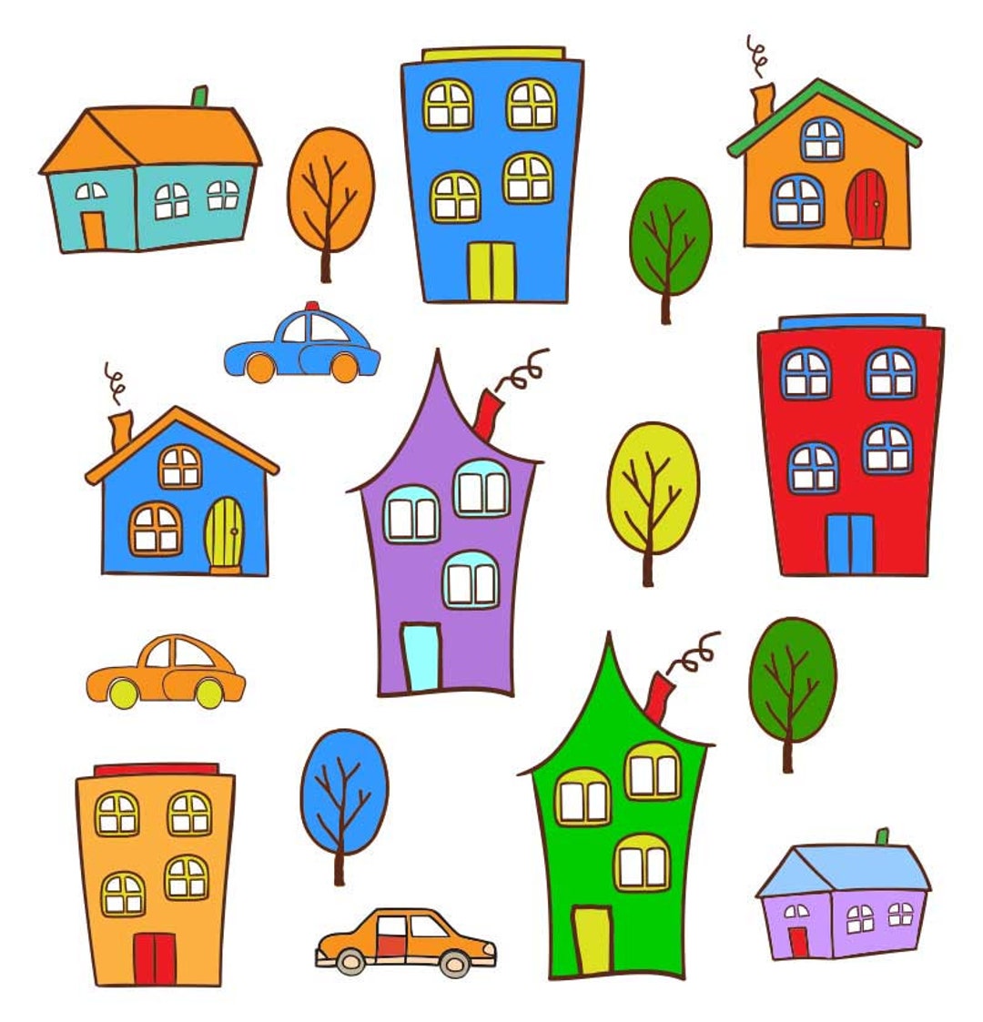 Houses Clipart Home City Cute Houses Clipart and Cute Homes Clipart for ...