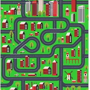 Toys City Paper, City Prints, Seamless Pattern, Commercial Usage ...