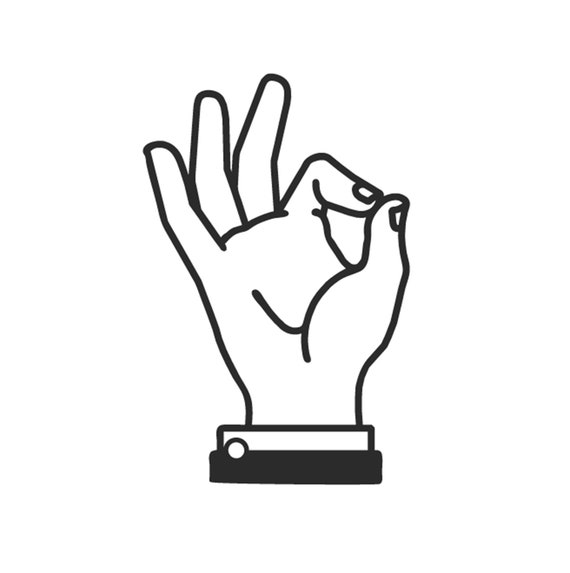 Ok Sign Language Clip Art