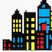 Clipart of a City Skyline, Superhero Buildings, and Buildings PNG SVG ...