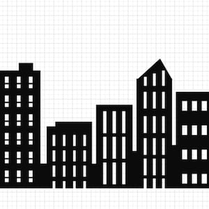 Skyline City Clipart Superhero Buildings Block Clipart and Buildings ...