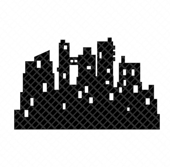 Stadssilhouet Vector Png Cityscape Silhouette PNG Clip Art Image