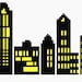Skyline City Clipart Superhero Buildings Block Clipart and Buildings ...