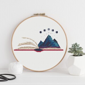 ACOTAR Cross Stitch Pattern Fantasy Book Embroidery Booktok Gift Fandom ...
