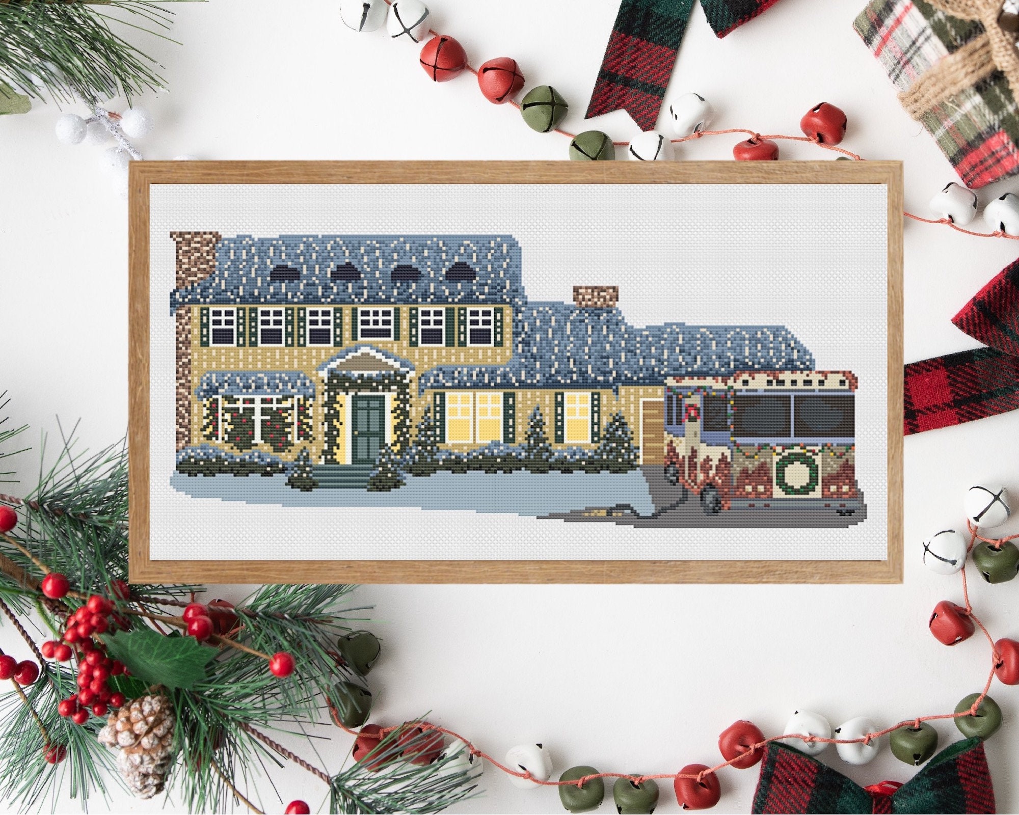 Christmas Xstitch, Cross Stitch Winter, Santa Pattern Pdf, Christmas ...