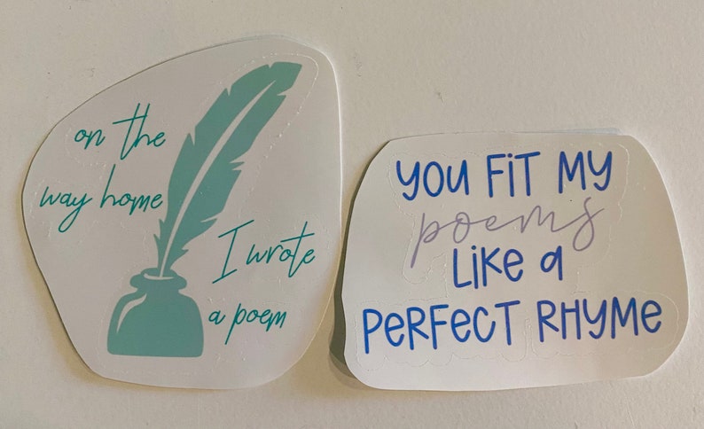 Taylor Sticker Pack Parallel Lyrics Waterproof Vinyl Stickers - Etsy