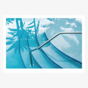 The Pool No. 1 / Palms, Summer, Swimming, Fine Art-print, Wall-art ...