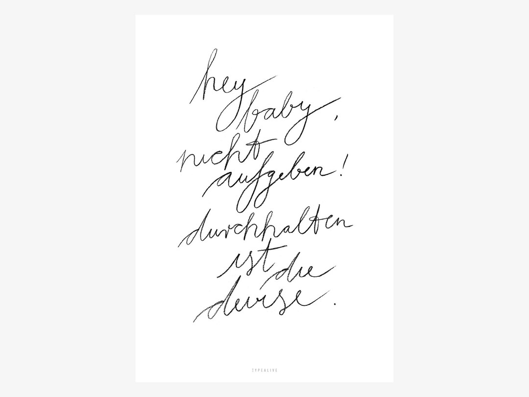 Poster Mural / Perseverance / Living Room Decoration, Housewarming Gift ...