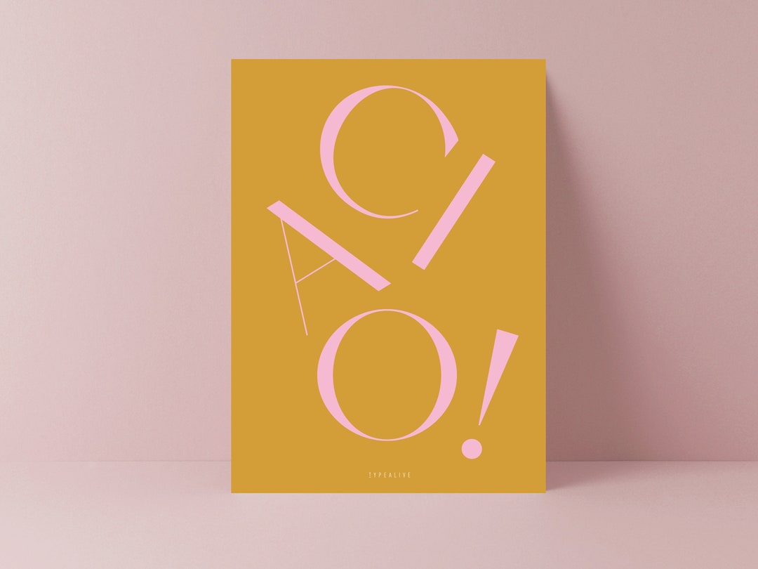 Farewell Card / CIAO / Postcard for Many Occasions as a Greeting or ...