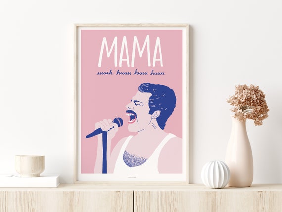 Mama / Lustiges Poster Queen Print Geschenk Zum Geburtstag Für - Etsy