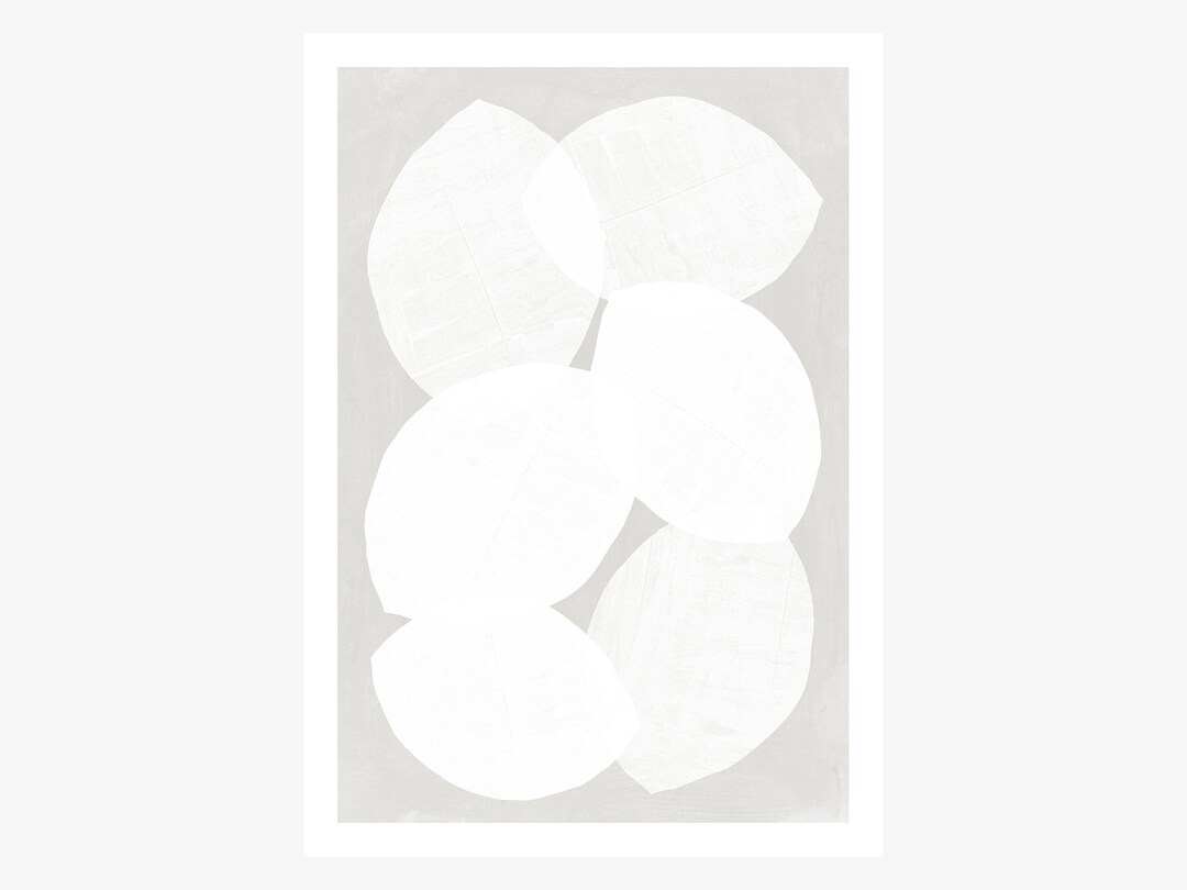 Poster Mural / Layered Forms No. 1 / Living Room Decoration ...
