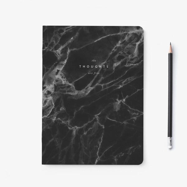 Marble Notebook - Etsy