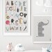 ABC Kids E / Alphabet ABC Poster Animal Alphabet Letter - Etsy