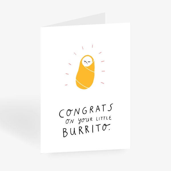 Burrito Card - Etsy