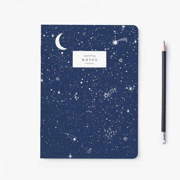 Moon Notebook - Etsy UK