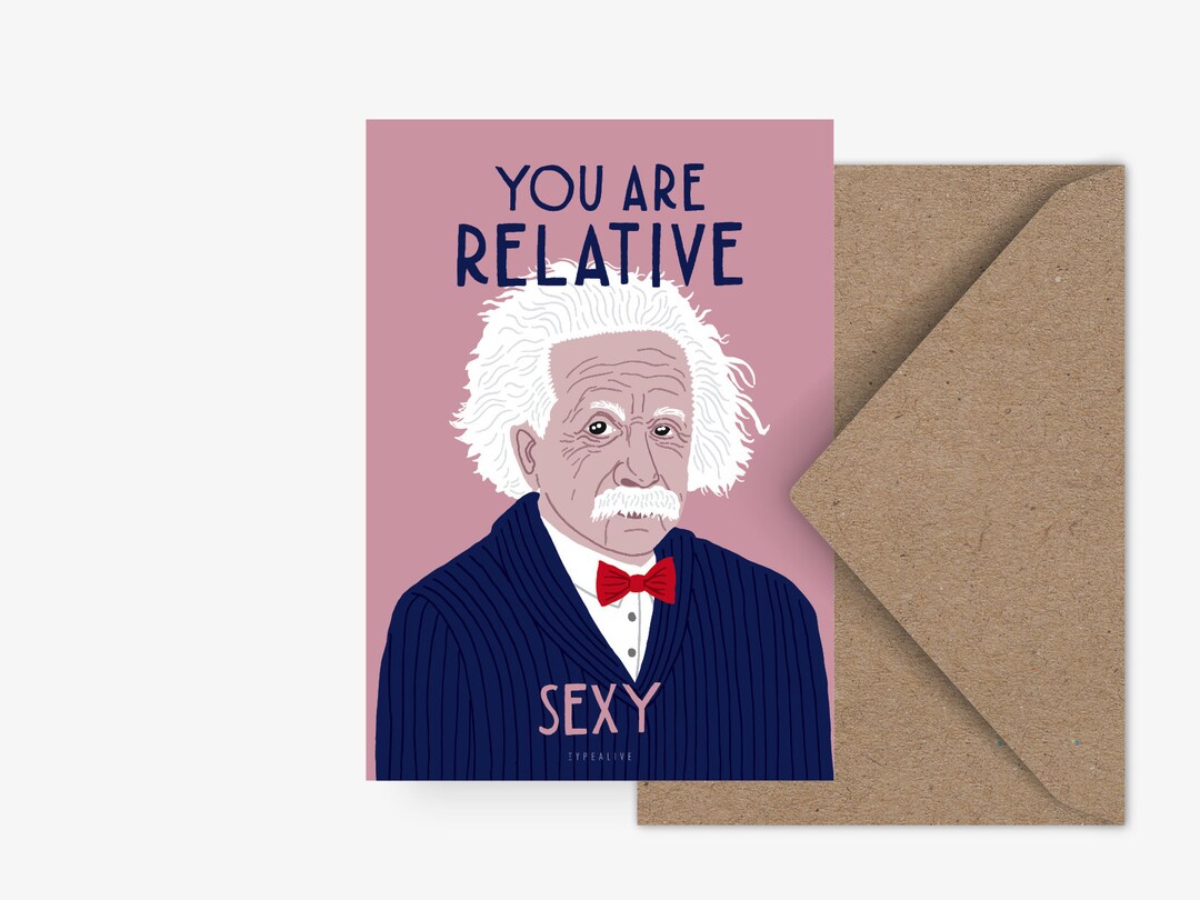 Postcard / Relative Sexy / Funny Card With Bouquet of Flowers for a ...