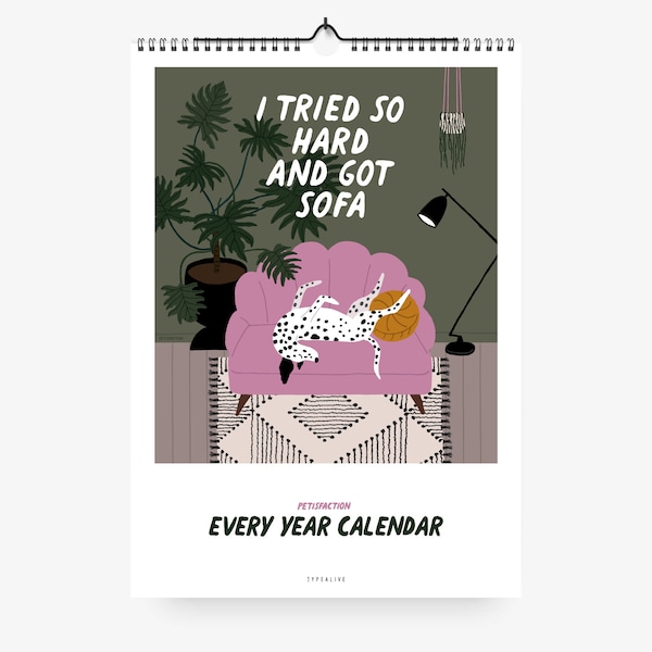 Funny Perpetual Calendar - Etsy