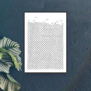 Print / Boundless / Black and White Poster in Different Sizes Freedom ...