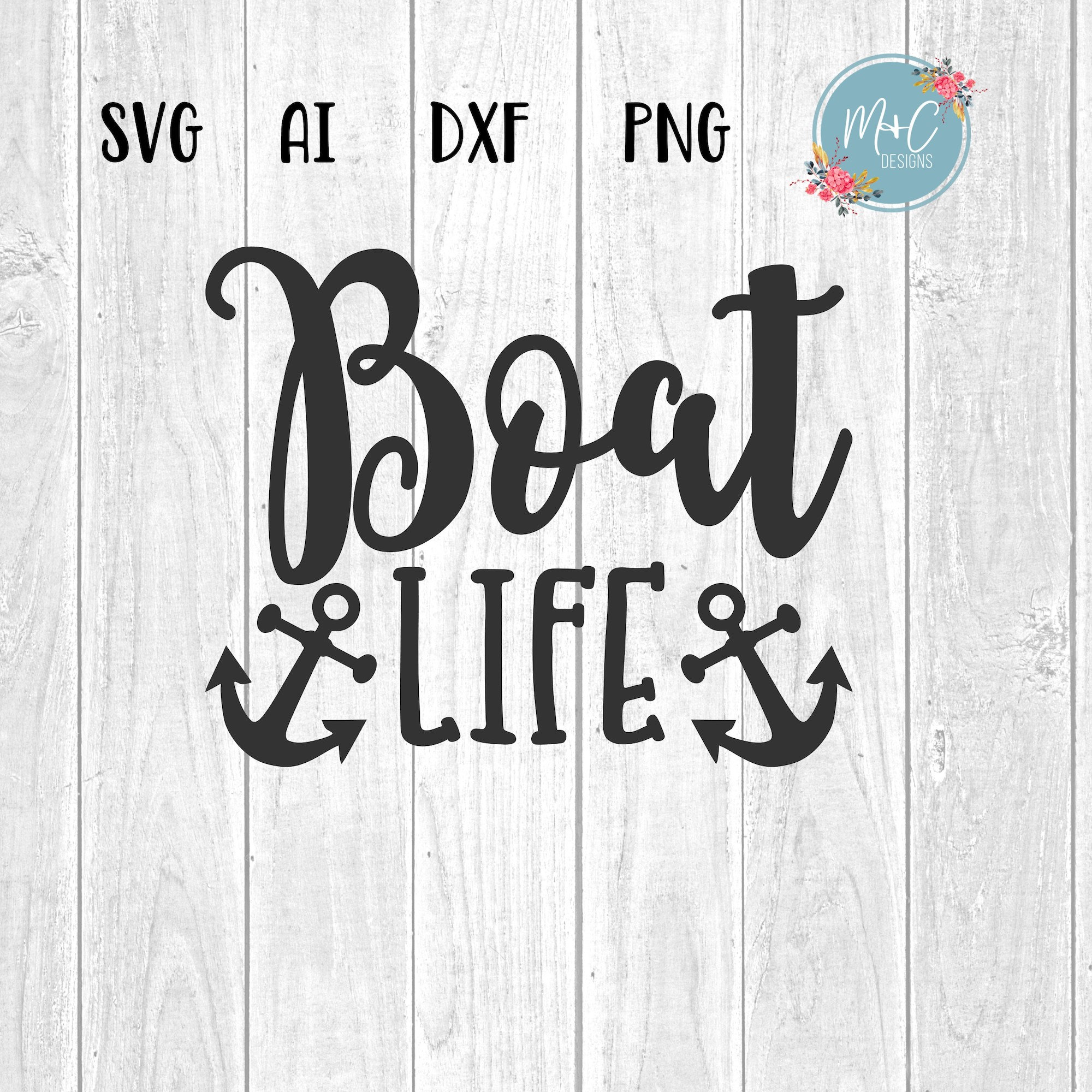 Boat Life Svg Summer SVG Digital Cutting Filepngpdf - Etsy