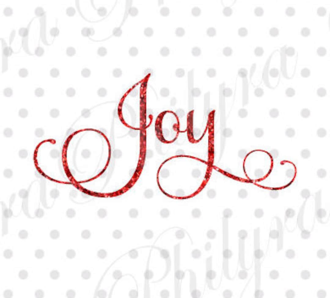 Joy Svg, Sign Svg, Christmas Svg, Digital Cutting File, PDF,DXF - Etsy