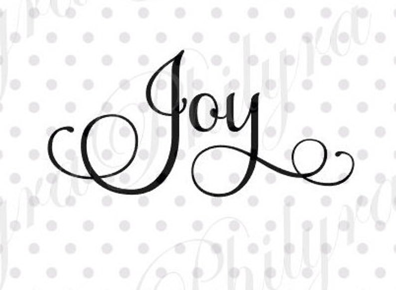 Joy Svg Sign Svg Christmas Svg Digital Cutting File | Etsy