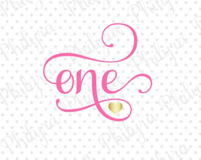 One, SVG, Birthday Number Svg, Birthday 1 Svg, First Birthday Svg ...