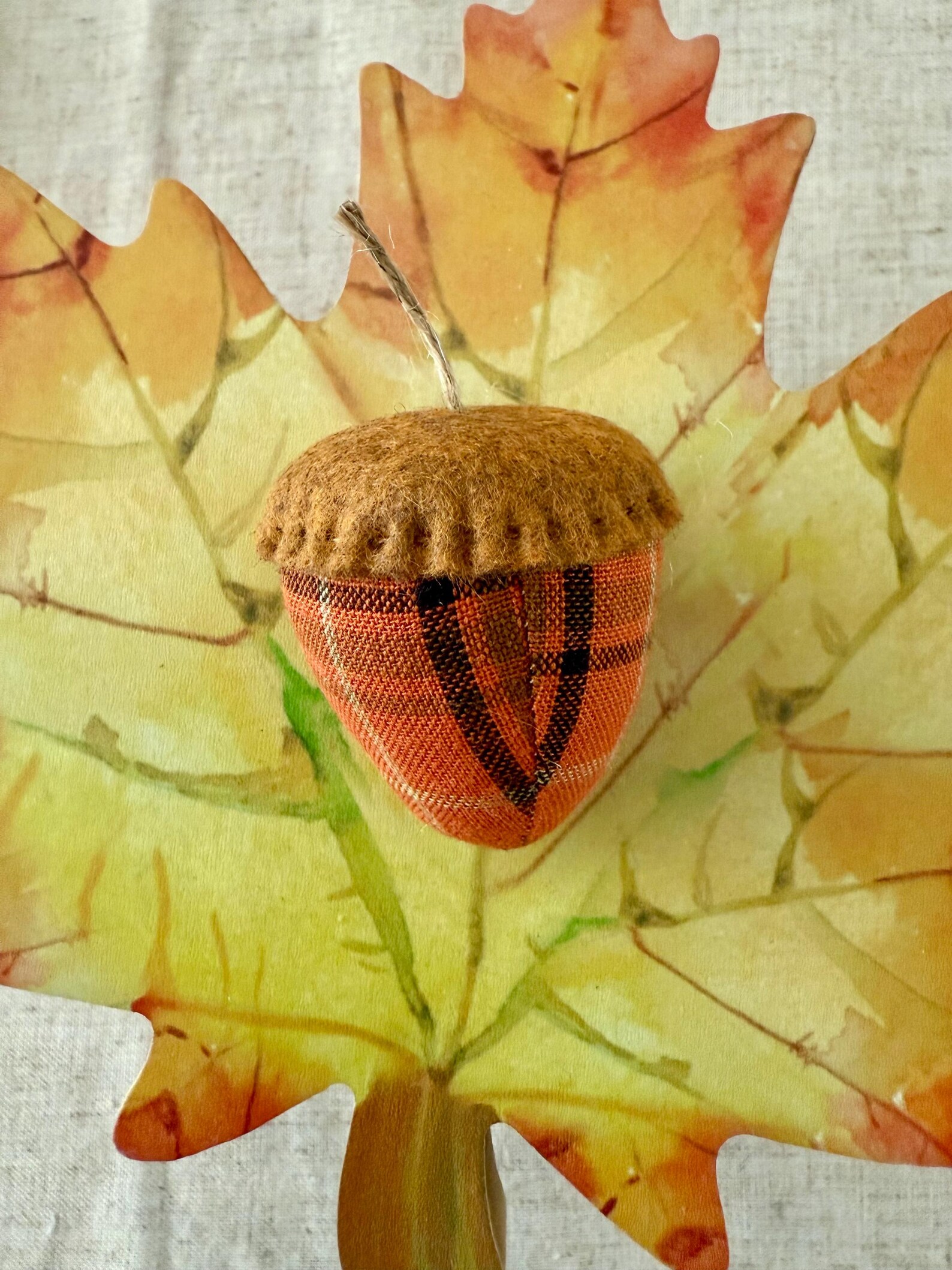 Handmade Stuffed Autumn and Fall Fabric Acorns - Etsy