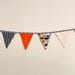 Handmade Halloween Fabric Bunting: Ghost, Pumpkin, Cat Pennant Garland ...