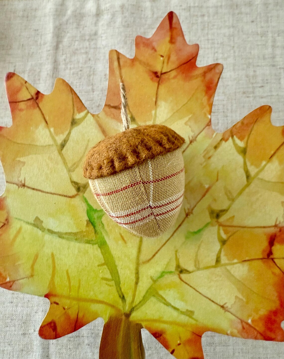 Handmade Stuffed Autumn and Fall Fabric Acorns - Etsy