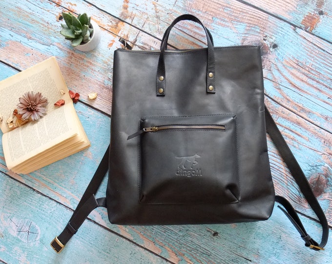 Leather Backpack, Leather Rucksack, Backpack Women, Gift for Her ...