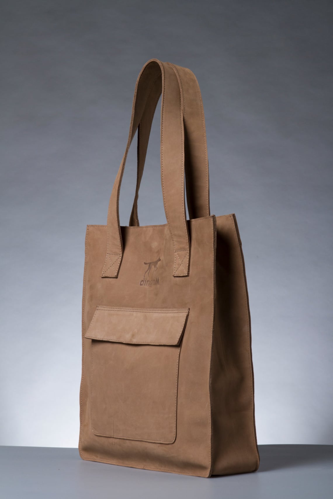 Brown Leather Tote Bag Leather Tote Shoulder Bag Brown - Etsy