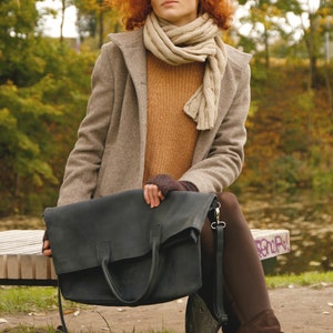 Foldover Crossbody Bag - Foldover Tote - Large Foldover Purse - Bag ...