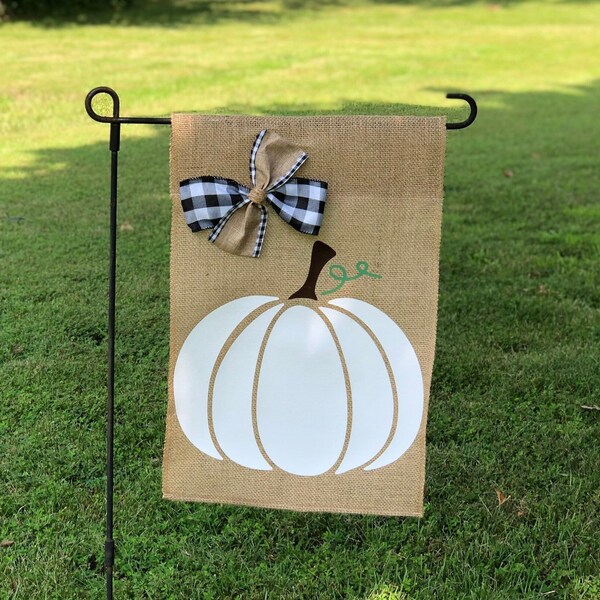 Burlap Garden Flag - Etsy