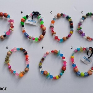 Kid Made, Free Shipping - Colorful Beaded Bracelet ,hand Made, Jewelry ...