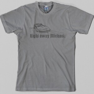 Knight Rider T Shirt - 1980's, Michael, Kitt, Car, David Hasselhoff, Tv ...